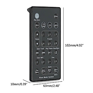Remote Control for Sound Touch Music Radio System Controller Bose-B7 Replacement Remote Control AWRCC1 AWRCC2 Bose-B7 Remote Control