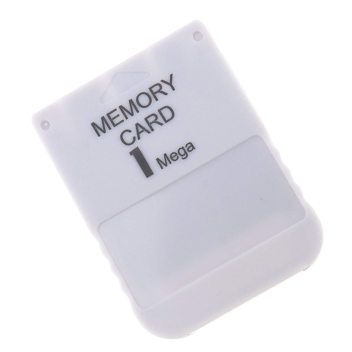 Vipxyc PS1 Memory Card, 1MB Memory Card for Sony PS1 Compatible with Any Playstation One Games White