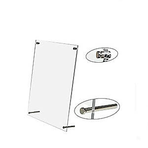 Modern Acrylic Photo Frame - Desktop/Free Standing（8x10)