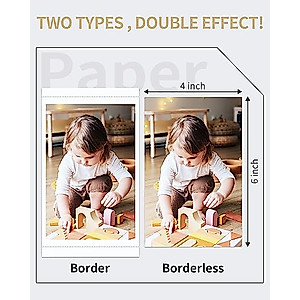 Compatible Canon Selphy CP1300 Ink and Paper KP-108IN 3 Color Ink Cartridges and 108 Sheets 4x6 Photo Paper Glossy for Canon Selphy CP1500 CP1200 CP1000 CP910 CP900 CP810 CP800 Photo Printer