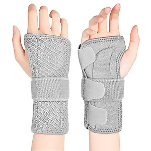 Cinlitek Wrist Brace Carpal Tunnel Pain Relief, Support Removable Metal Splint, Night Sleep Splint Wrist Brace Support,Adjustable Wrist Support Splint for Tendonitis, Arthritis, Sprains,Wrist