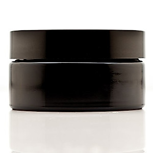Infinity Jars 200 ml (6.76 fl oz) Cosmetic Style Ultraviolet Refillable Empty Glass Screw Top Jar