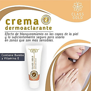 Class Gold Cosmetics Dermoaclarante Crema Body Cream, Natural Skin Cream with Vitamin E