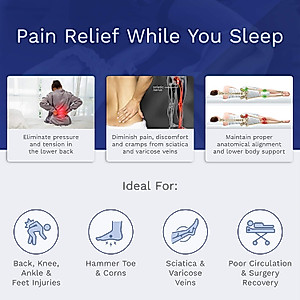 Back Support Systems Angle Wedge Pillow - (Standard) Sherpa Cover + HR Foam - Knee Pillow for Side Sleepers Hip Pain, Bolster Pillow for Bed, Hip Pillow for Side Sleepers, Ergonomic Design for Comfort