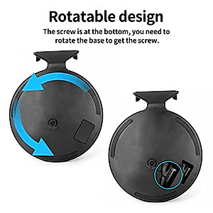 XBERSTAR PS5 Stand Replacement Vertical Stand with Screw for Playstation 5 Console Digital Edition and Disc Version (Black ps5 Base)