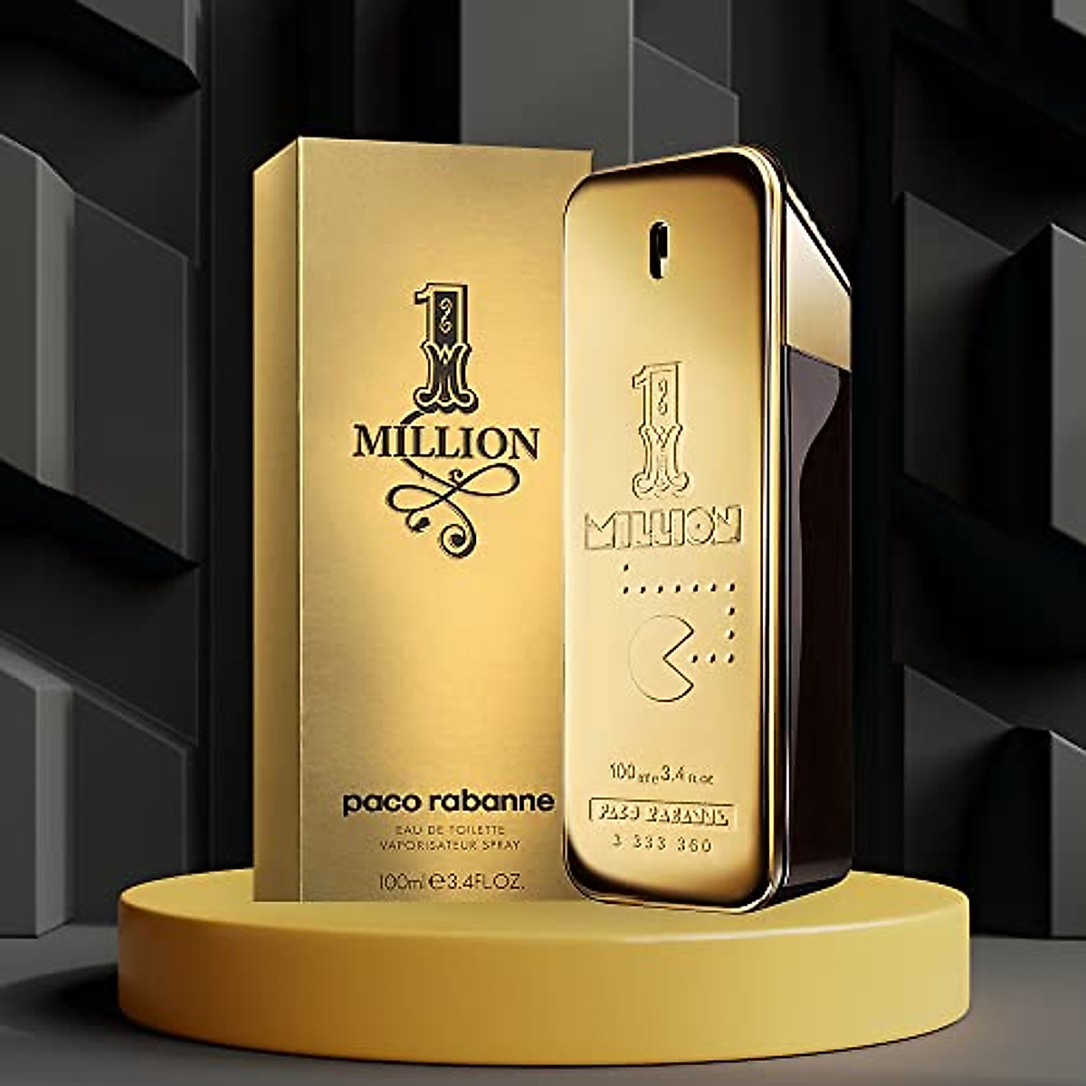 1 Million By Paco Rabanne For Men's Eau De Toilette TESTER 3.4 fl oz 100 ml
