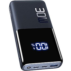 SAFUEL Portable Charger, Double USB C in & Out 30W PD Power Bank, 20000mAh Fast Charging Tri-Output Battery Pack for iPhone 14 13 12 11 X 8 Pro Max MacBook iPad Samsung S22 S21 Google LG Tablet, etc.