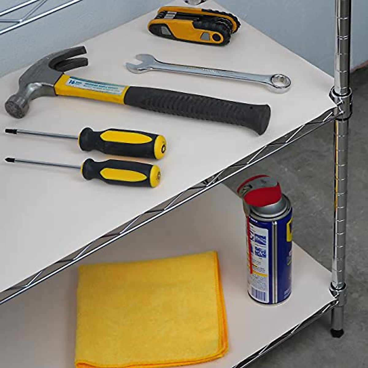 Con-Tact Brand Simple Elegance Con-Tact Non-Adhesive Textured Shelf Liner, 20" x 5'