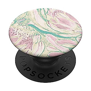 Pink Illustration Abstract Pattern Phone Popper PopSockets Swappable PopGrip