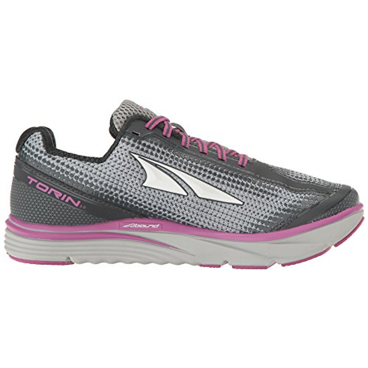 ALTRA Women's Torin 3 Running Shoe, Gray/Pink, 6 B US