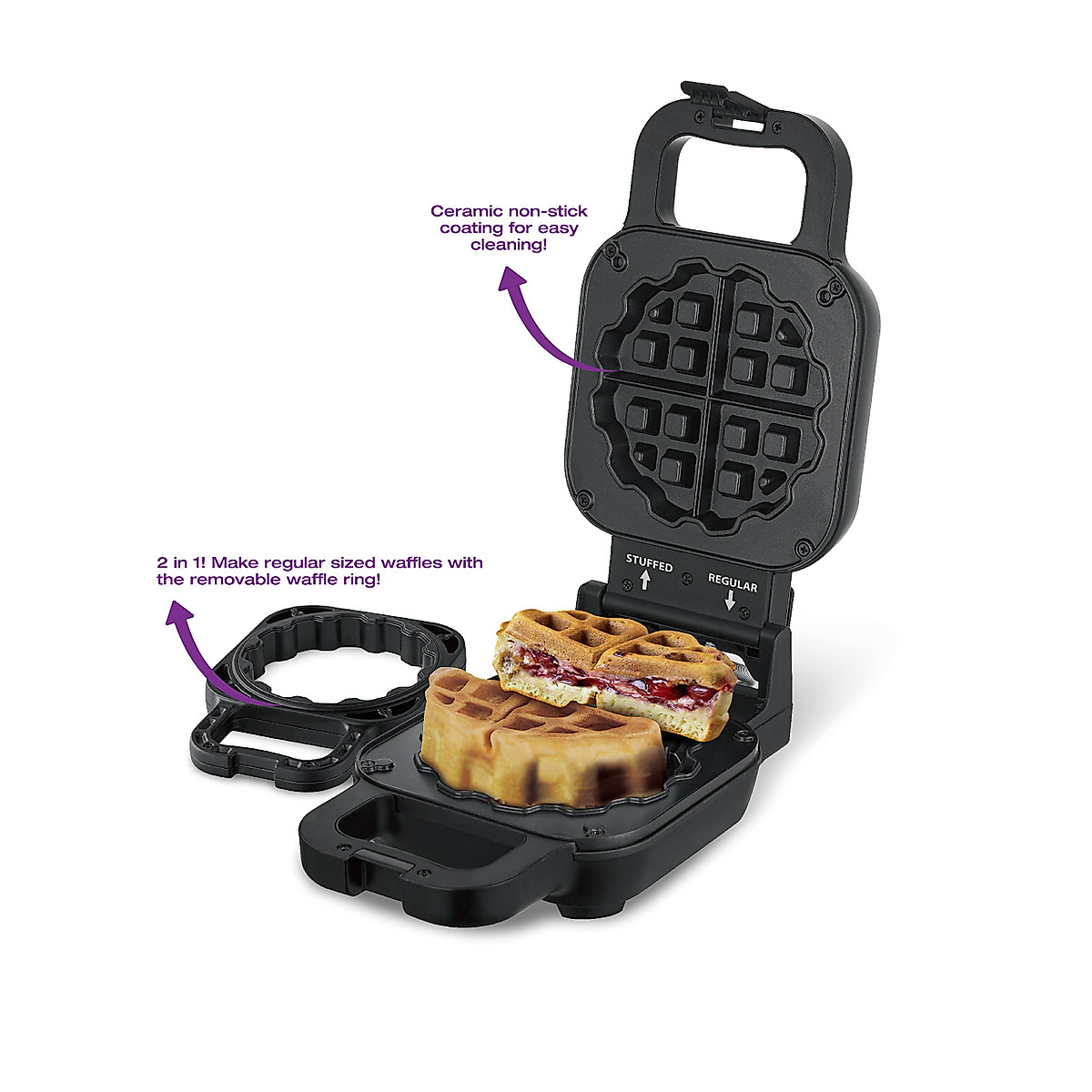 Salton Stuffed Belgian Waffle Maker