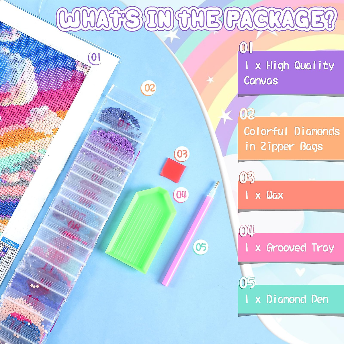 IPISSOI DIY 5D Angel Girl Diamond Painting Kits for Adults Full Round Drill Lady Diamond Art Painting Gem Art Craft for Home Wall Decor Gift 12 x 16 Inch