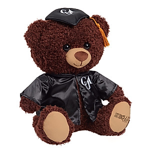 Just Play Purpose Toys HBCyoU Clark 10-inch Snuggly Graduate Teddy Bear, Graduation Gifts, Stuffed Animals and Toys for Kids Ages 3+