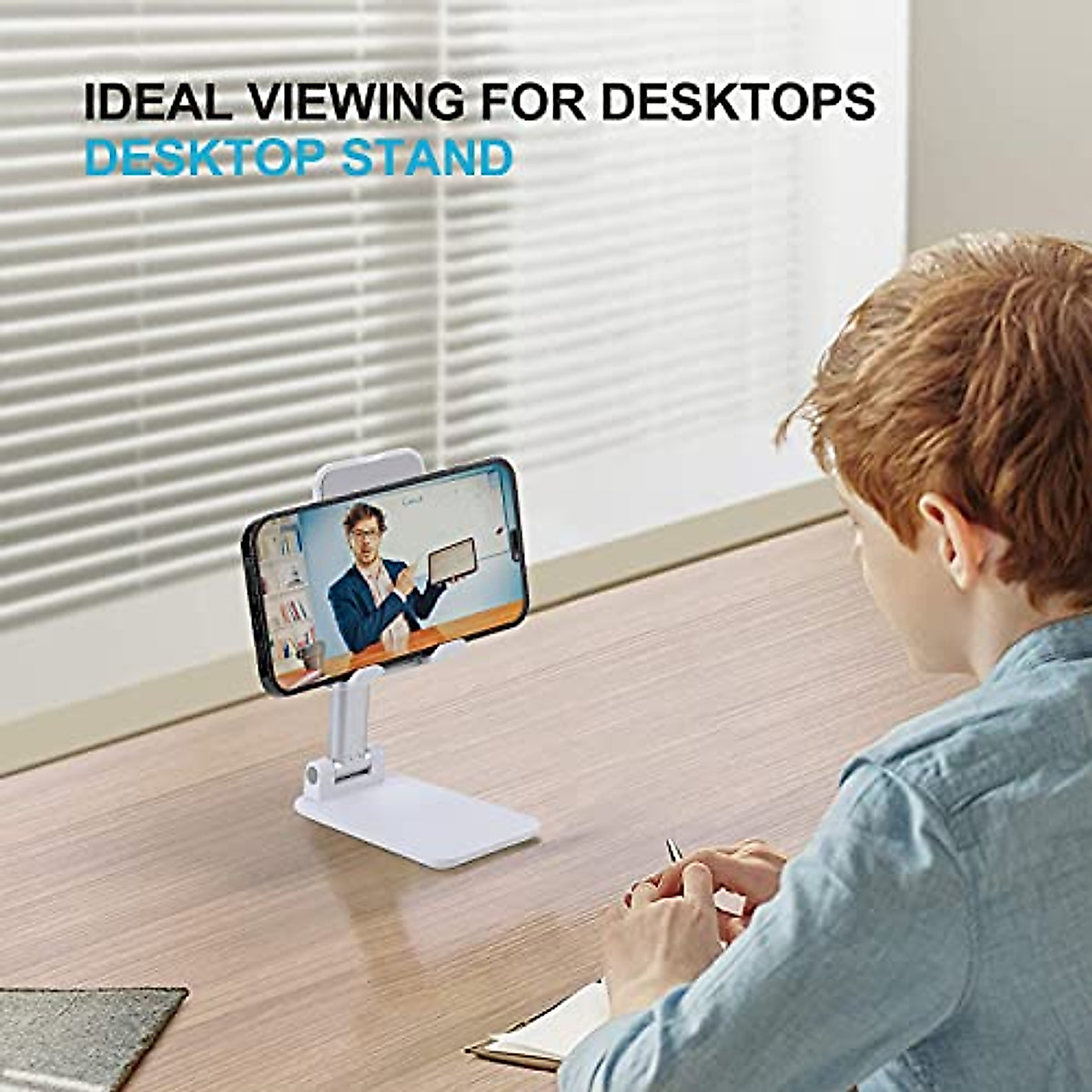 Mardi Gras of Palms Funny Foldable Desktop Cell Phone Holder Portable Adjustable Stand Desk Accessories