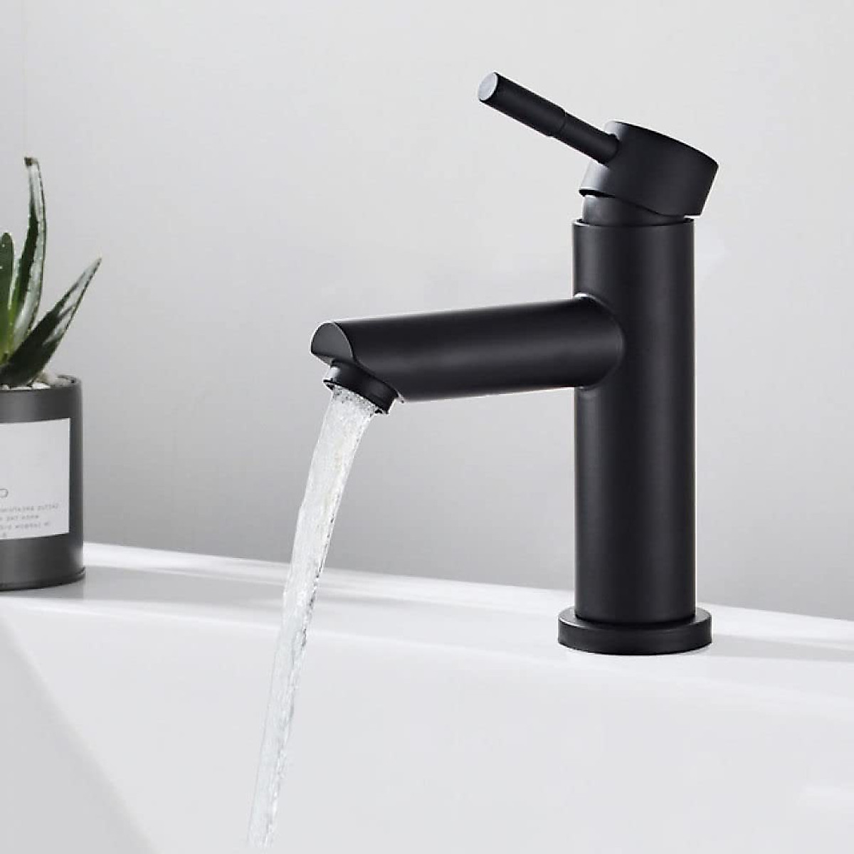 Brushed Gold Bathroom Basin Single Hole Cold Handle Shower Head Faucet Bath for Kitchen Sink Water Tap SUS304 Toilet Hardware