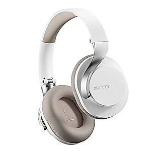 Shure AONIC 40 Over Ear Wireless Bluetooth Noise Cancelling Headphones with Microphone, Studio-Quality Sound, 25 Hour Battery Life, Fingertip Controls, iPhone & Android Compatible - White
