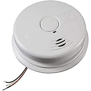 Kidde Hardwired Smoke Detector, 10-Year Battery Backup, Interconnect, Test-Silence Button