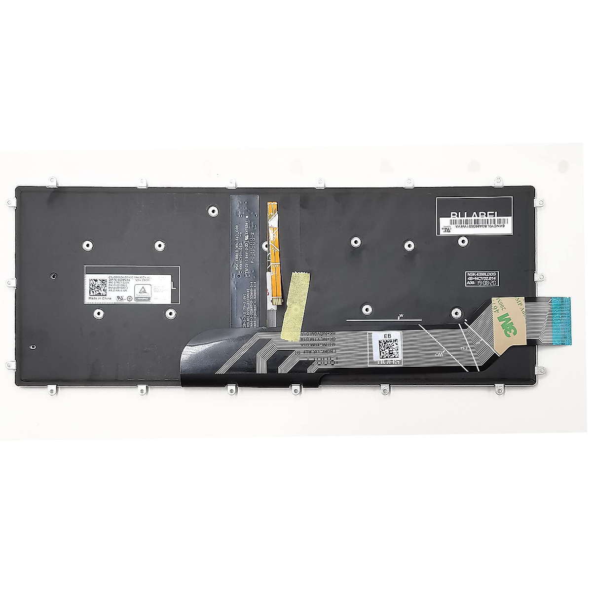 AIVIBRANT Keyboard w/Backlit for Dell Inspiron 13 (5368 5378 5379 7368 7373 7375 7378 7573) 2-in-1, Inspiron 15 (5568 5578 7569 7579) 2-in-1, Inspiron 13 (5370 7370), 14 7460, 15 (7560 7570),0G9N34