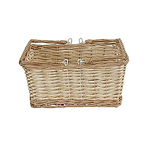 Household Essentials ML-2202 Open Top Market Basket with Handles, Brown