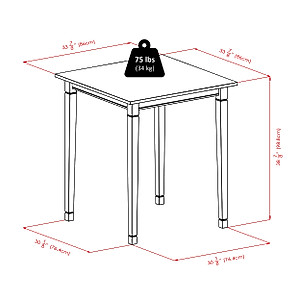 Winsome Kingsgate Dining, 1, Walnut