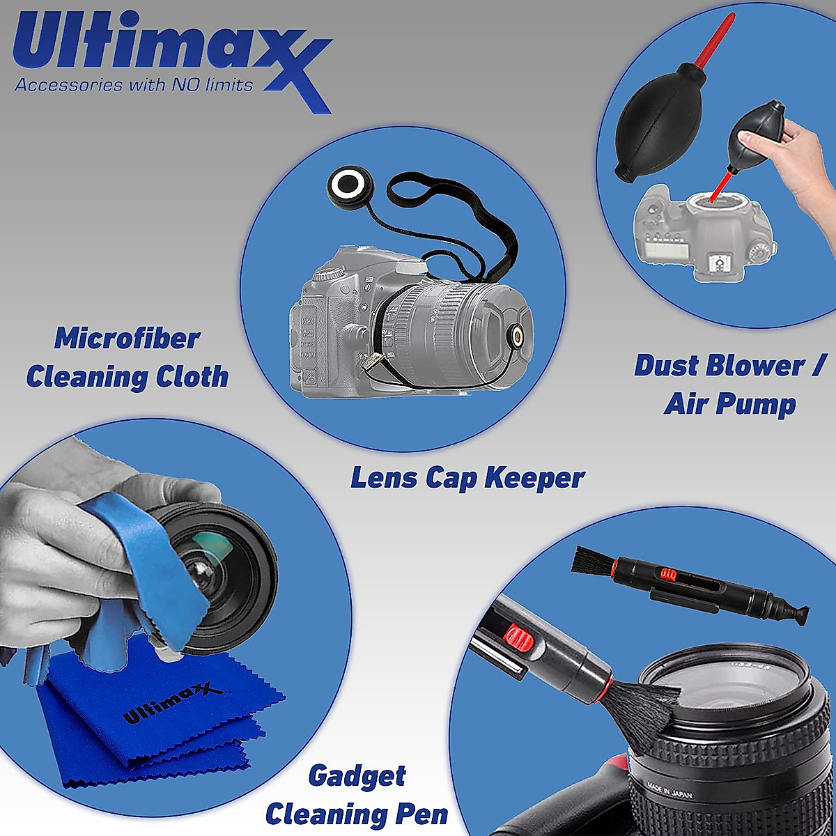 Panasonic Lumix G X Vario 35-100mm f/2.8 II Power O.I.S. Lens + Variable Neutral Density Filter (ND2-ND400), 0.43x Wide-Angle Lens Attachment, 2.2X Telephoto Lens Attachment & Much More (23pc Bundle)