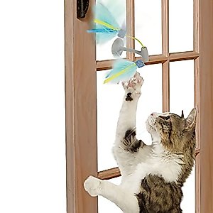 Petlinks Fly High Toggle Window Suction Cat Toy - Multi Color, One Size