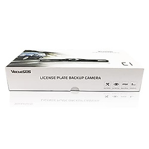 HD Backup Camera VECLESUS VC1 Car Rear View License Plate Back up Camera, Wide View Angle Night Vision Waterproof Easy Installation 720P Universal Backup Camera for Car, Sedan, Pickup, SUV and Truck
