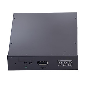 USB Emulator,5V DC 3.5" Floppy Disk Drive with 1.44MB Capacity USB Portable External Solid State for Musical Keyboad