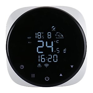 Wengart WiFi Smart Thermostat WG316,Heat Only AC90-240V Max3A 2.4GHz Wi-Fi APP TUYA for Radiant Floor Heating,Compatible with Alexa Echo/Google Home
