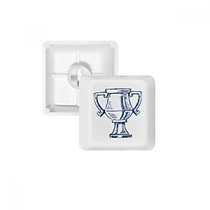 DIYthinker Football Championship Trophy Blue Keycap Mechanical Keyboard PBT Gaming Upgrade Kit
