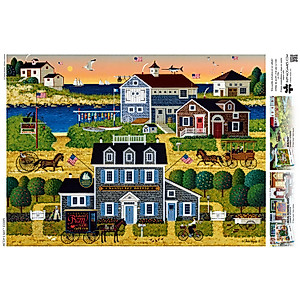 Buffalo Games - Charles Wysocki - Witch's Bay - 1000 Piece Jigsaw Puzzle for Adults Challenging Puzzle Perfect for Game Nights - Finished Puzzle Size is 26.75 x 19.75