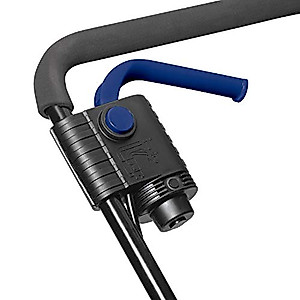 Sun Joe MJ401C-XR-SJB 14-Inch 28-Volt 5-Amp Cordless Lawn Mower w/Brushless Motor, 10.6-Gallon Detachable Collection Bag, Dark Blue