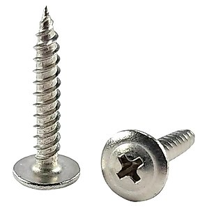 50 Qty #8 x 1" 304 Stainless Steel Phillips Modified Truss Head Wood Screws (BCP1211)
