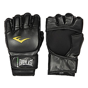 Everlast Mixed Martial Arts Grappling Gloves (Large/X-Large) , Black
