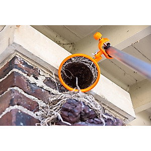 EZ Smart Inspection Mirror for Extension Pole Attachment | Easily Inspect Roofs, Gutters, Inside Duct Work, Birds’ Nests & More