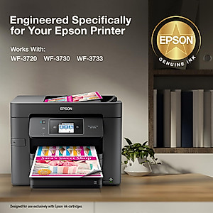 EPSON T702 DURABrite Ultra -Ink Standard Capacity Yellow -Cartridge (T702420-S) for select Epson WorkForce Pro Printers