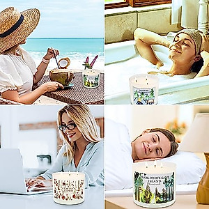 3 Wick Scented Candles Gifts for Women, 3 Pack 13.4 Oz Large Candles for Home Scented, Soy Wax Long Lasting in Total 225 Hours Jar Candles for Birthday, Mother's Day, Anniversary, Thanksgiving