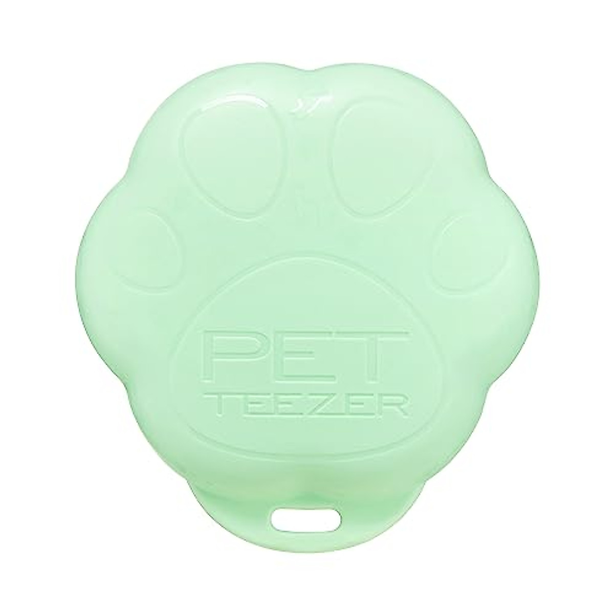 Tangle Teezer Cat Teezer | Small, De-Shedding Cat Hair Brush | Gentle, Soothing Brush for Cats | Green