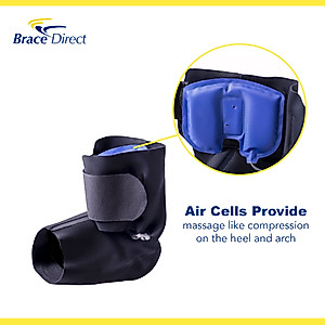 Brace Direct Plantar Fasciitis and Achilles Tendonitis Relief Daytime Air Pressure Foot Brace Strap - Support for Mild and Moderate Foot Pain Relief