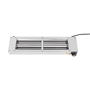 Electric Strip Heater Food Heat Lamp Overhead Food Warmer Infrared Strip Heater for Restaurants Buffets (24'')