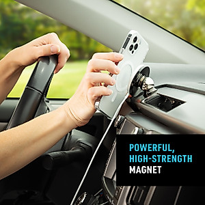 Nite Ize Steelie Orbiter Plus Dash Mount - Magnetic Phone Mount for Car Dashboards - Car Phone Holder Mount - Car Dashboard and Cell Phone Accessories - Phone Mount with Neodymium Magnets