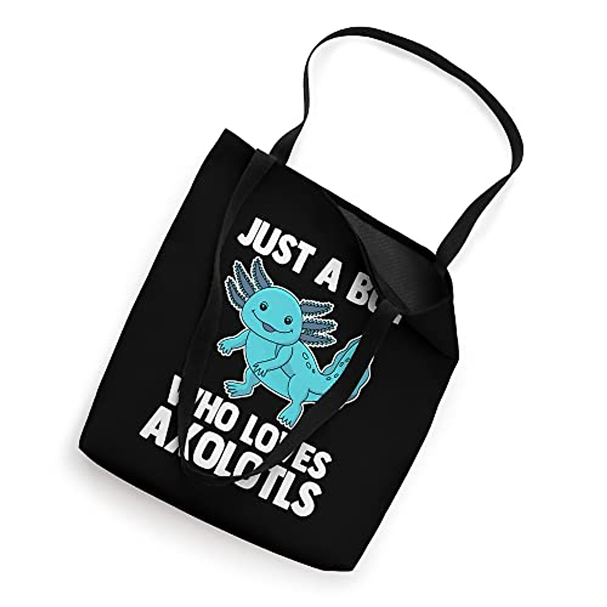 Just A Boy Who Loves Axolotls -Funny Axolotl Gamer Boys Kids Tote Bag