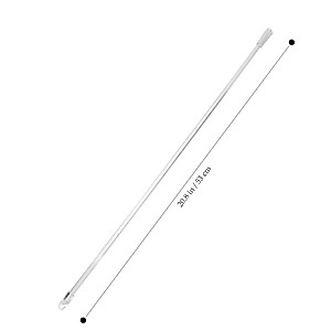 Cabilock Window Blinds Window Blinds Curtain Opener 6pcs Household Blind Wand Vertical Blind Rod Replacement Window Blind Stick Blind Supply Window Blind Tilt Wand White Curtains White Curtains