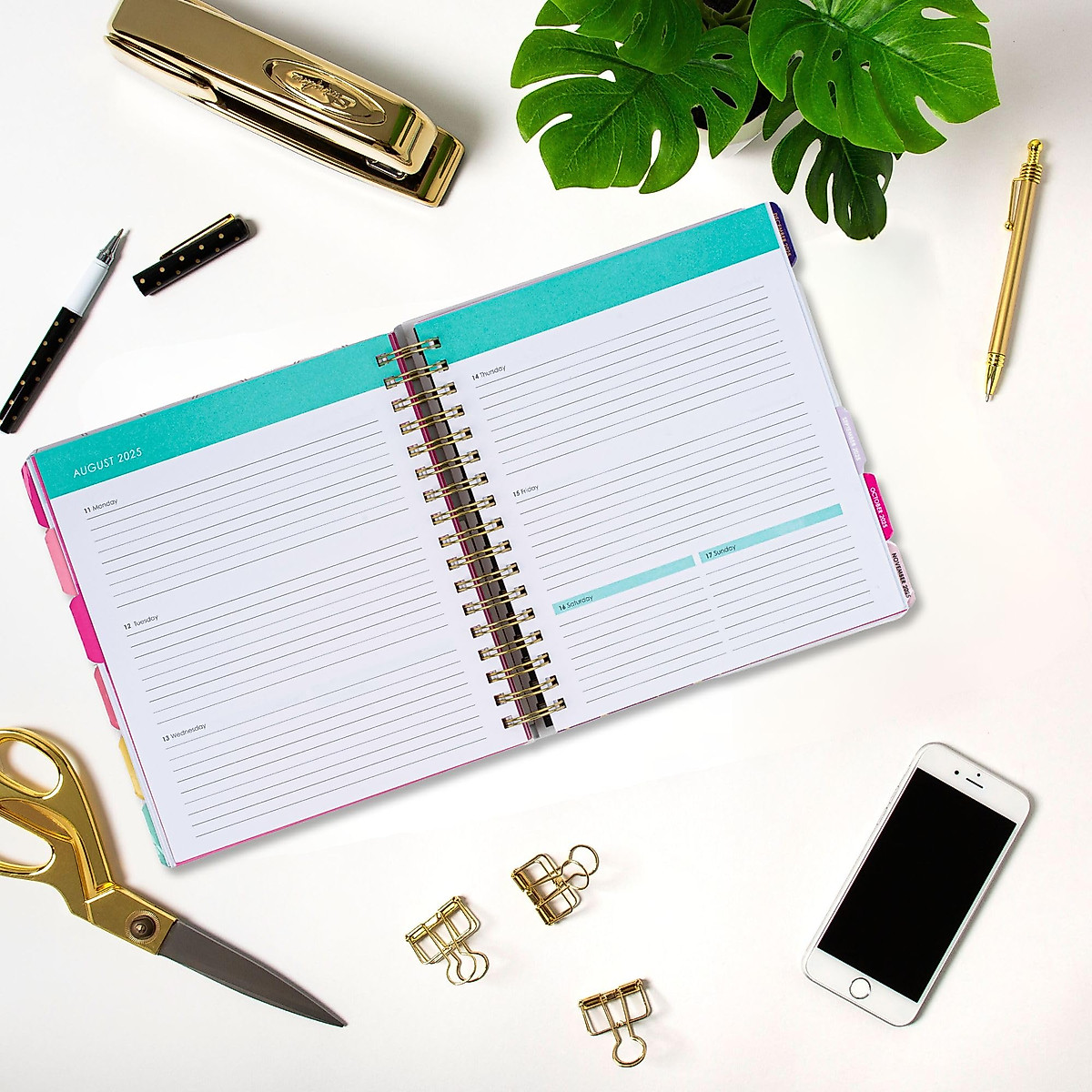 2023 Organized Chaos, 18 Month Large Daily Planners/Calendars: Votum Planners with Monthly, Weekly and Daily Views - Personal Planner Notebook for Work or Home (January 2023 - June 2024)