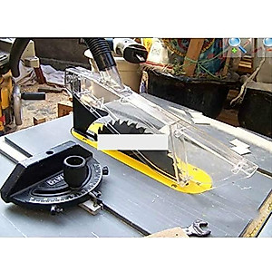 Stand Table Saw Protective Cover-Table Saw Protective Covers-Table saw dust cover-table saw blade guard-Anti Dust Case Clear Plastic Guard for 6-12 Inch Saw (R-shaped universal 6-10in)