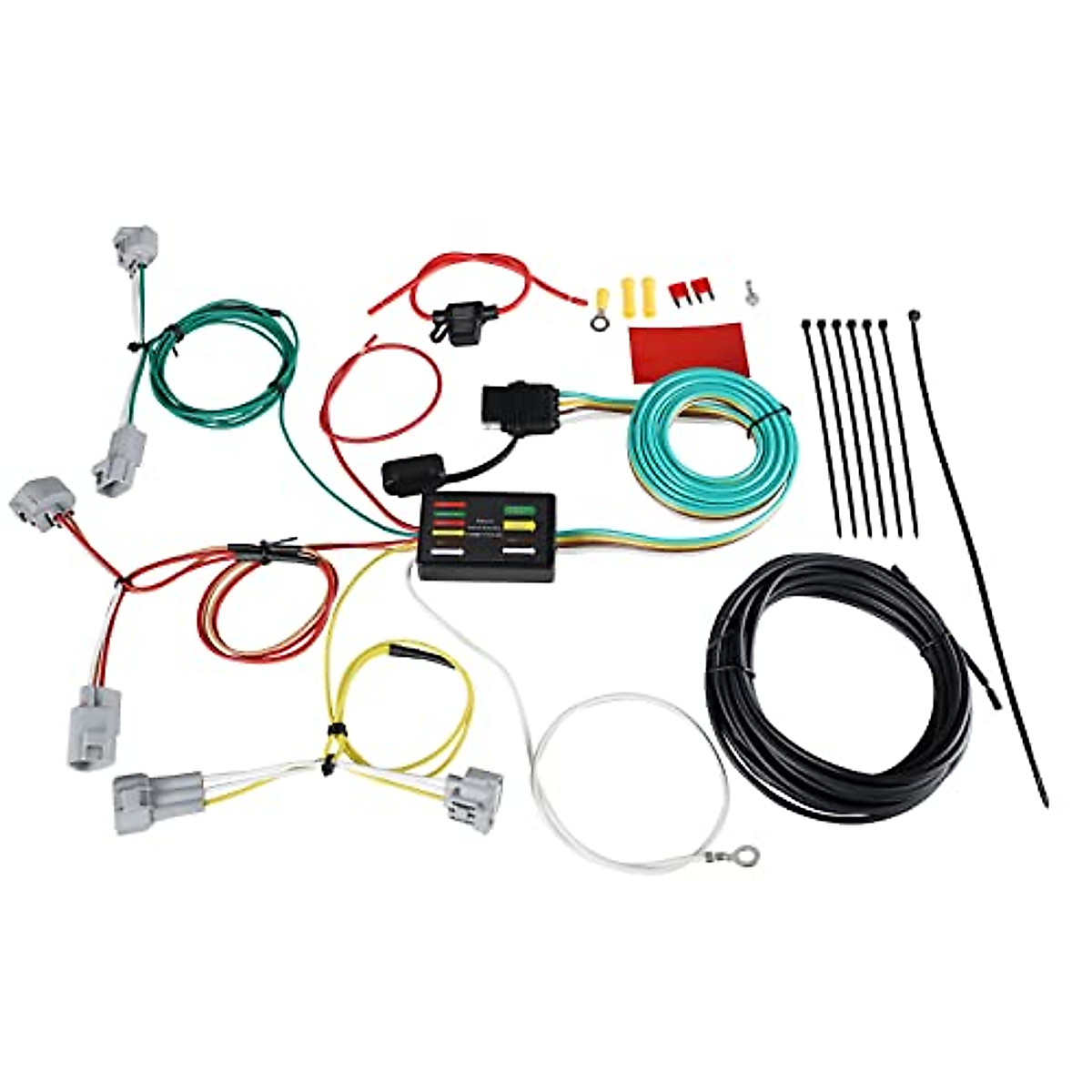 Oyviny Custom 4 Way Flat Trailer Wiring Harness 56349 for Toyota Tacoma 2016-2023, Tacoma Trailer Wire Harness