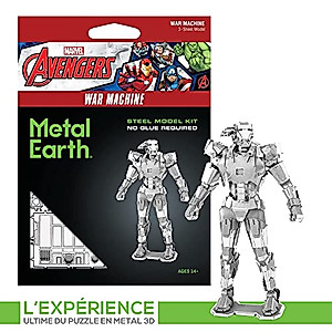 Metal Earth Marvel War Machine 3D Metal Model Kit Fascinations