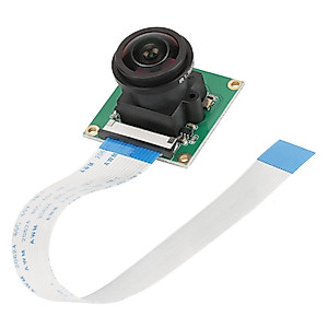 Ozgkee 1pc 5MP High Definition Camera Module Board Wide Angle 175° for Raspberry Pi B 3/2