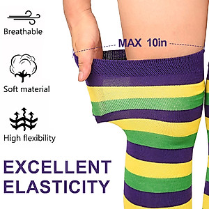 UXQEJO Knee High Socks for Women Thigh High Long Sock Over Knee Knit Stockings Tall Leg Warmers