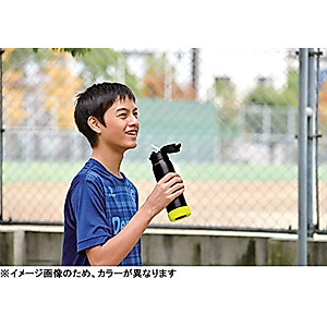 Peacock APA-R70 ASM Water Bottle, Straw, Mug, Bottle, 22.8 fl oz (680 ml), Cold Retention, Smoky, Blue